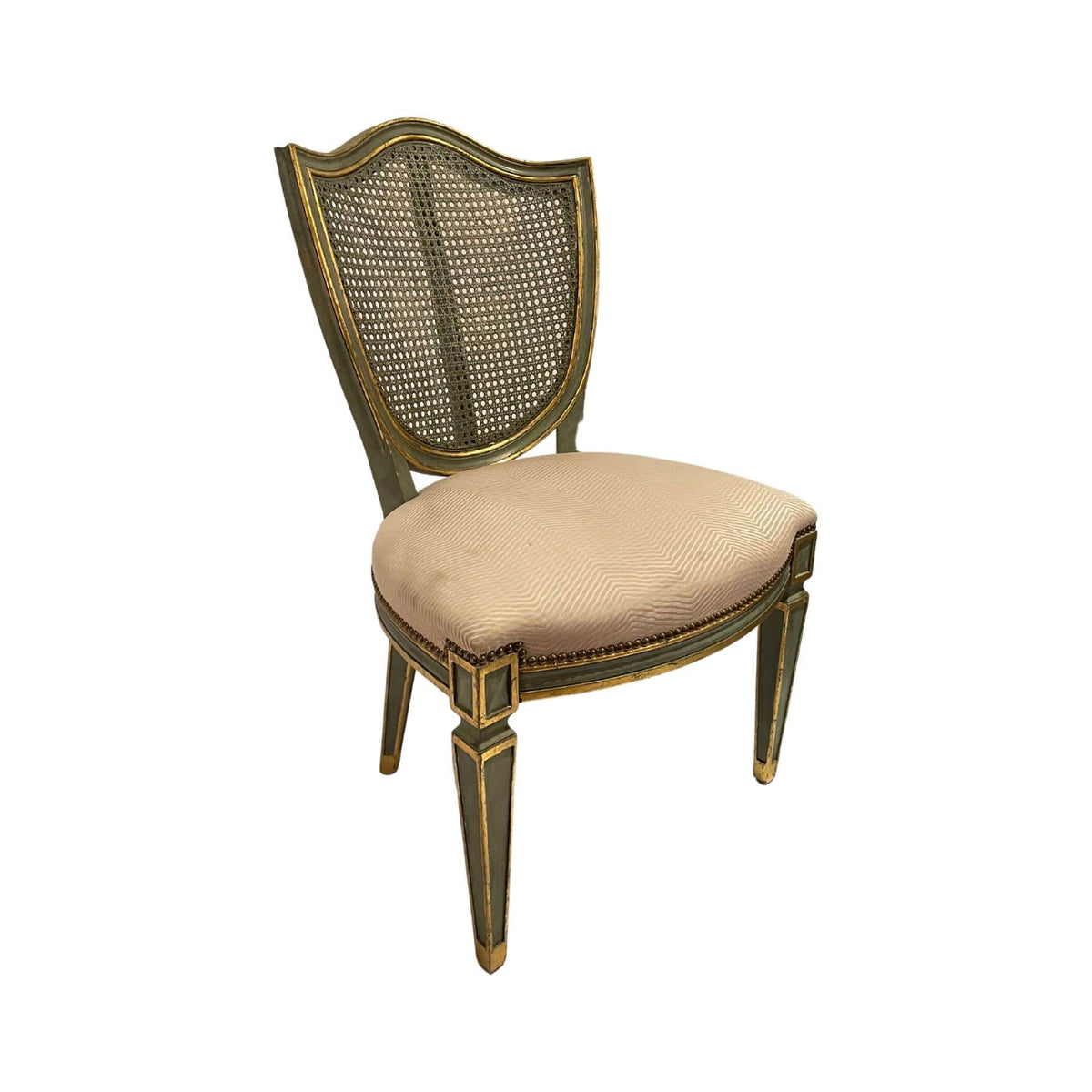 Set of 6 Shield Back Dining Chairs by William Switzer